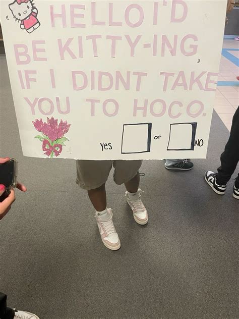 Hello Kitty Hoco Proposal