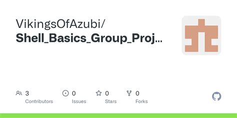 Github Vikingsofazubishellbasicsgroupproject