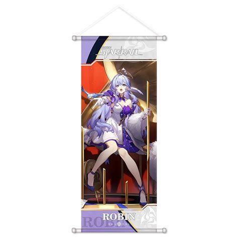 Honkai Star Rail Poster Scroll Black Swan Kafka Dr Ratio Wall Art