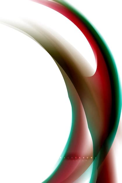 Premium Vector Holographic Fluid Colors Flow Colorful Liquid Mixing