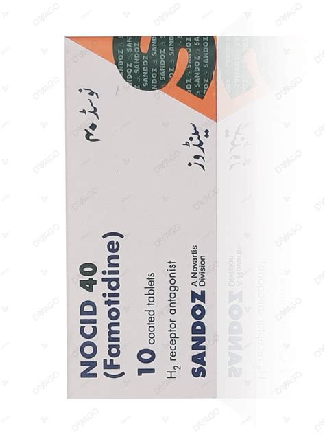 Nocid Tablets 40mg 10s Buy Online At Dvago®
