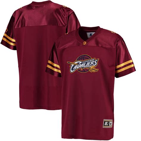 G Iii Sports By Carl Banks Cleveland Cavaliers Wine Football Jersey