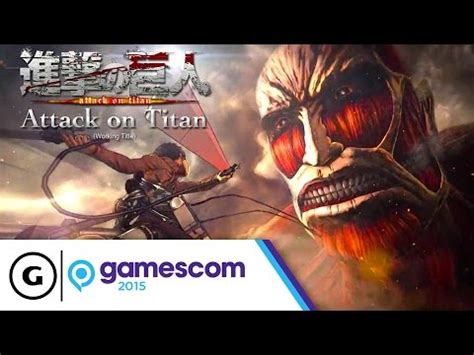 Attack on Titan (Working Title) Teaser Trailer - Gamescom 2015 - YouTube