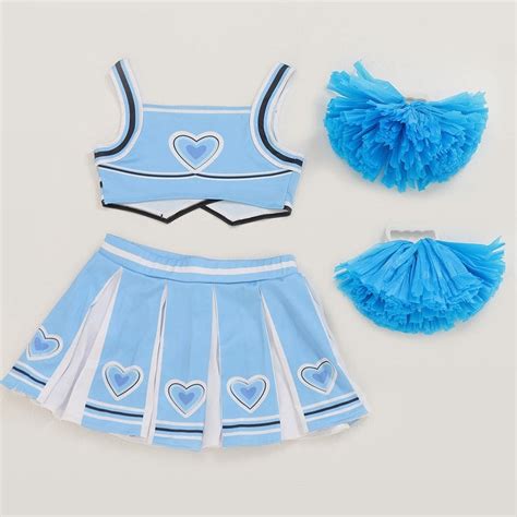 Bubbles Blue Cheerleader Costume Set Ddlg Playground
