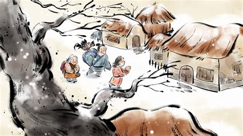 绘本《年兽的传说》部分内页五只猫 站酷zcool