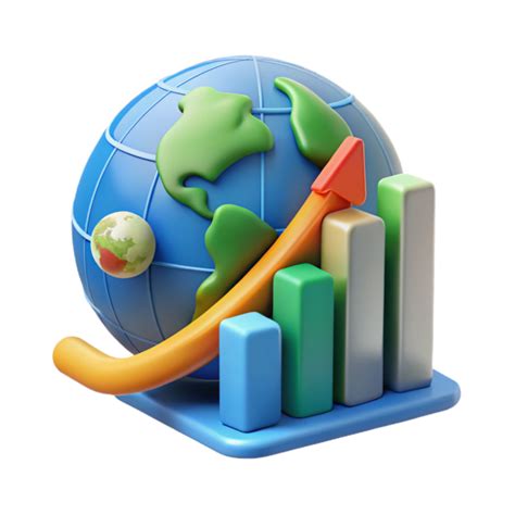 Dramatic Modern Climate Data Visualization Graph Upward Trend Cutout