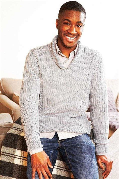 Cosy And Stylish Knit His Own Shawl Collar Jumper