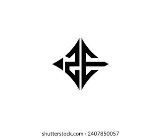 Ze Logo Design Vector Template Stock Vector Royalty Free Shutterstock