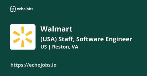 Walmart Is Hiring Usa Staff Software Engineer Usd 132k 264k Us Reston Va Java Kafka Gcp