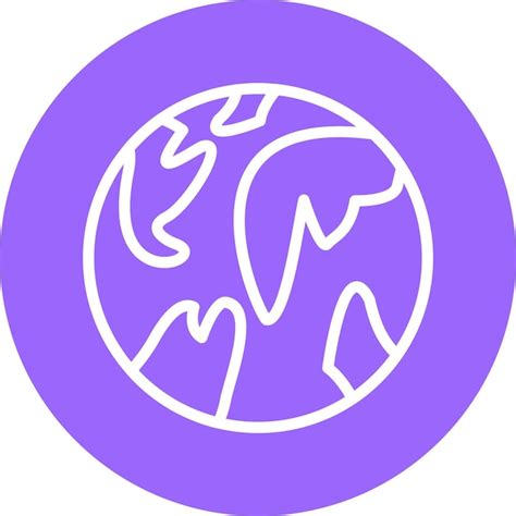 Premium Vector Globe Icon Style