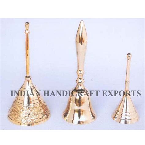 Brass Bell For Worship At ₹ 180piece In Moradabad Id 23682607297