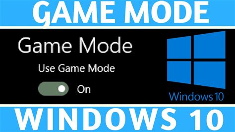 How To Turn On Game Mode Windows Tutorial YouTube