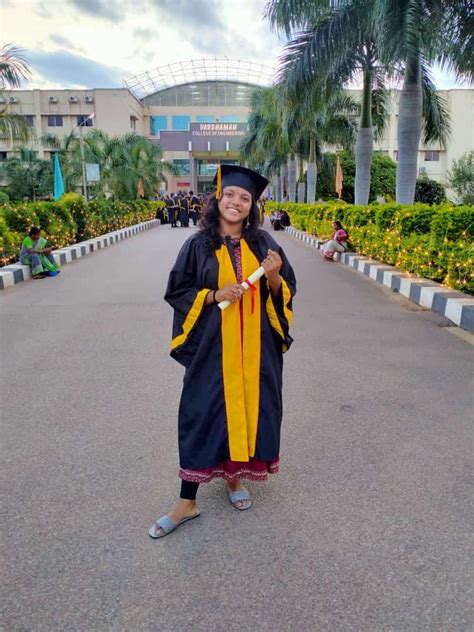 Graduated From Vardhaman College Of Engineering Vmeg Graduation2022 Ece22 Lalitha Sripathi