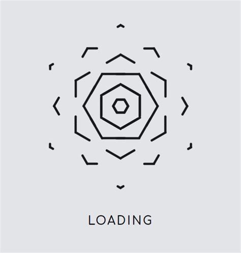 Css3六边形波纹加载动画特效