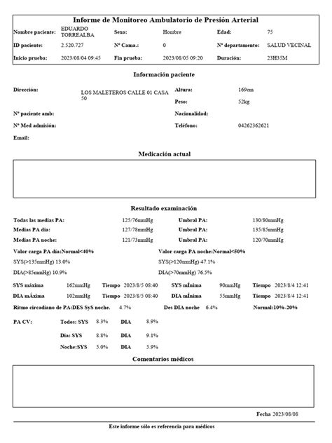 Mapa Eduardo Torrealba 2520727 Pdf Presión Sanguínea Cantidad