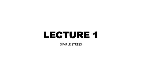 Solution Engineering Sample Problem Simple Stress Studypool