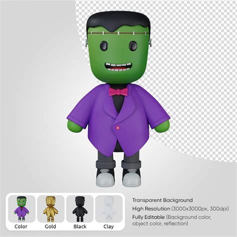 Premium Psd 3d Monster