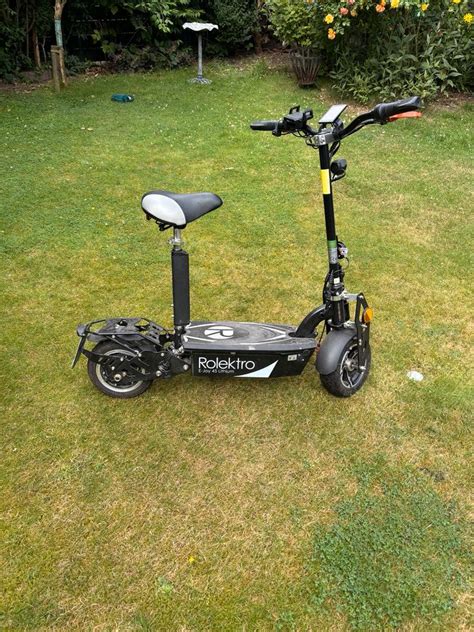 E Roller 45km H Mit Sitz Und Straßenzulassung In Nordrhein Westfalen Bottrop Kleinanzeigen De