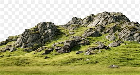 Png Grass Rock Grassland Mountain Free Png Rawpixel