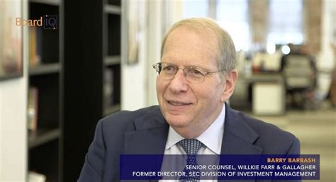 Boardiq On Linkedin Longtime Industry Figure Barry Barbash On Strong