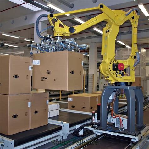 High Position Palletizing Machine Stacker Palletizing Robot In Industry