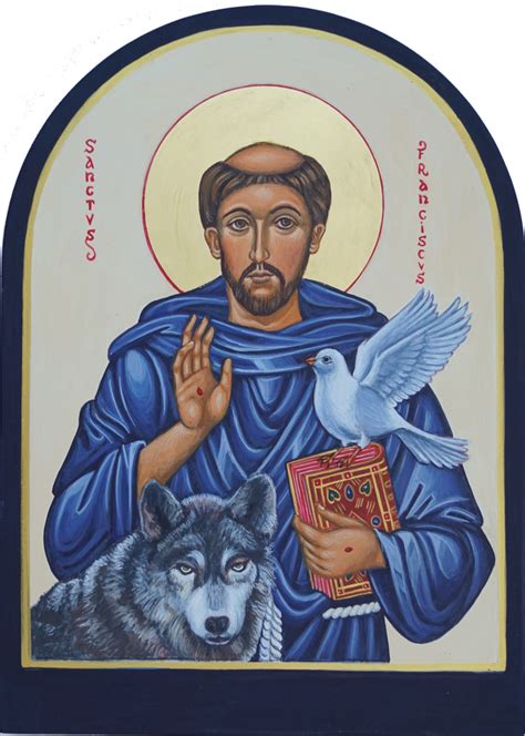 Heilige Franciscus Van Assisi Liesbeths Iconen