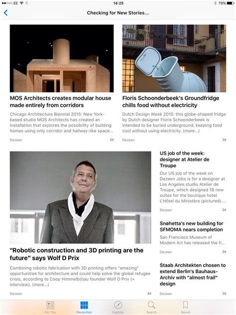Dezeen Now Available In Newly Launched Apple News App