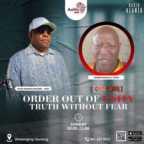 Patricia Live Stream Radio Azania At Ionofms386 Tonight Between 2000 2200 To Hear