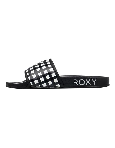 Roxy Slippy Iv Slider In Black Myer