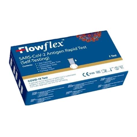 พร้อมส่ง Flowflex กล่องน้ำเงิน ตรวจจมูกก้านสั้น 20 Test 1กล่อง1เทส