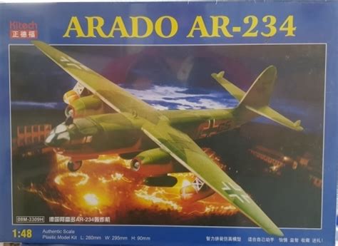 Kitech 1 48 Arado Ar 234 Vintage Model Kit