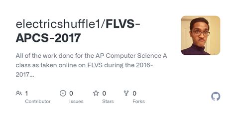 Github Electricshuffle1flvs Apcs 2017 All Of The Work Done For The