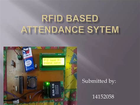 Rfid Based Attendance Sytem Pptx