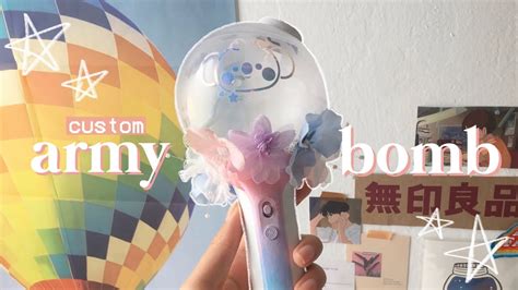 Customizing My Bts Army Bomb 🌸🎨 Youtube