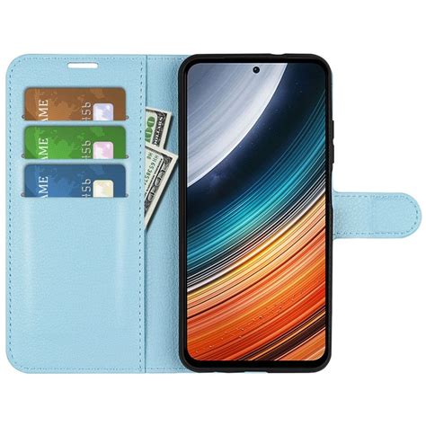 Ln Flip Wallet Poco F4 Blue