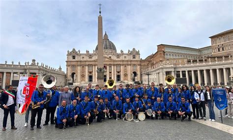 La Banda Di Santa Sofia Depiro A Roma Per Il Giubileo E Langelus Del Papa Calabria Diretta News