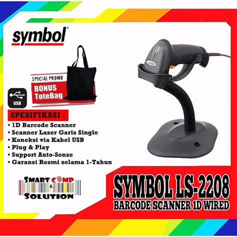 Jual Barcode Scanner Symbol Ls2208 Ls 2208 Ls 2208 1d Handheld