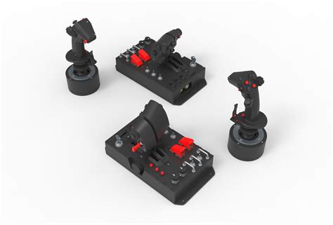Aircraft Control Joystick 3d Model Cgtrader