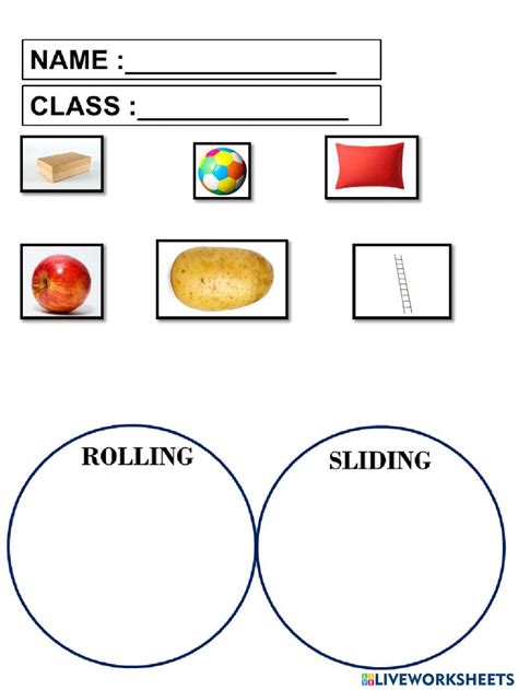 3d Shapes Roll Or Slide Worksheet Live Worksheets 41 Off