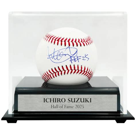 Ichiro Suzuki Seattle Mariners Autographed Official Mlb Baseball With