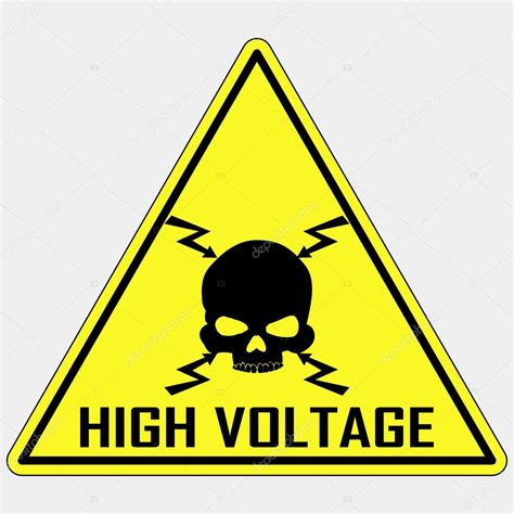 Danger High Voltage Sign Vector — Stock Vector © Ambassador80 73874205