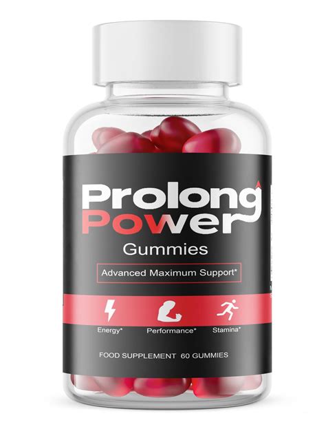 Prolong Power Gummies For Men Max Strength Male Performance Formula
