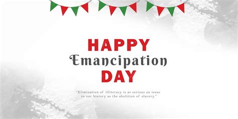 Premium Vector Happy Emancipation Day Grey Colour Background Social