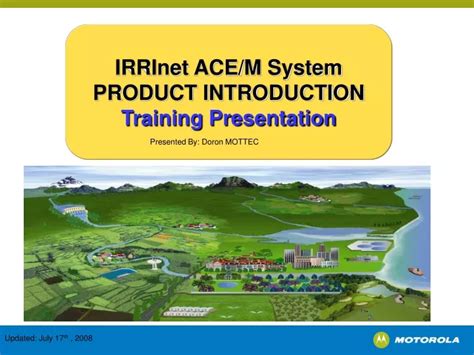 Ppt Irrinet Ace M System Product Introduction Training Presentation