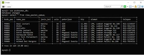 Belajar MySQL Part Cara Membuat Dan Menjalankan View Di MySQL Geriatama