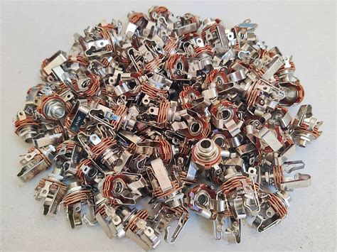 100x Vintage Nos ¼” Stereo Switched Jack Connector Sockets Reverb