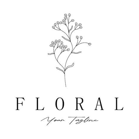 Premium Vector Elegant Floral And Leaf Frame Delicate Botanical For