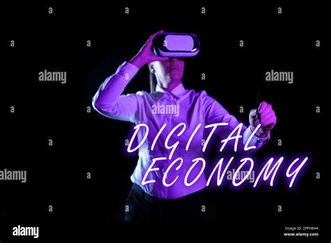 Text Showing Inspiration Digital Economyworldwide Network Of Economic