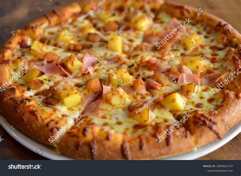 Hawaiian Pizza Photos And Images Shutterstock