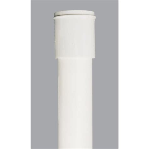 Keeney 1 1 2 In X 6 In White Plastic Extension Tube 20 6wk 1 1 2in